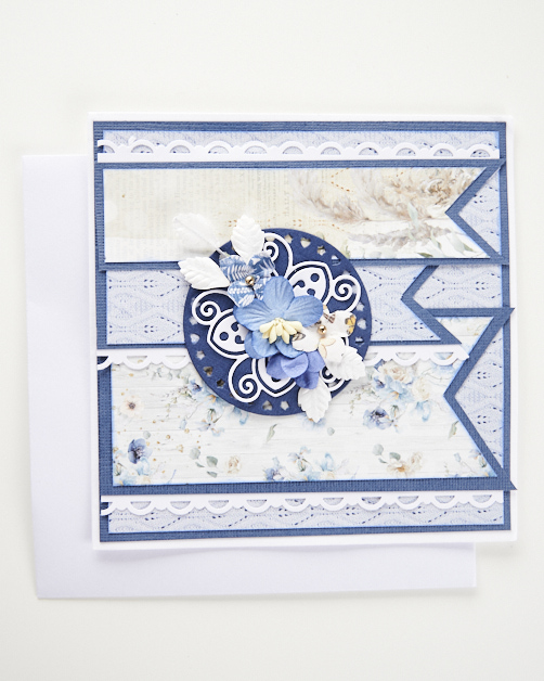 Completed Card Kits-CC063-1140 – Blooms n’ Lace